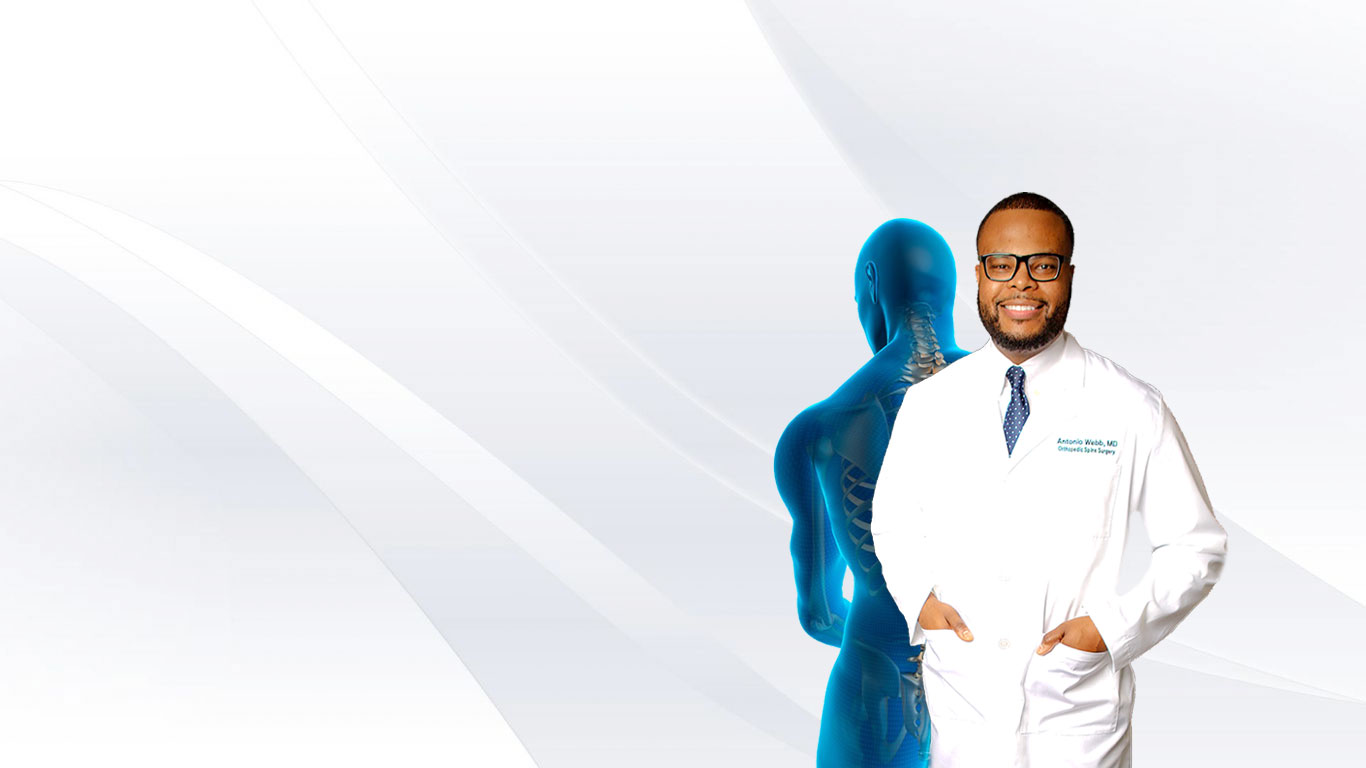 Black Orthopedic Spine Surgeon, Dr. Antonio Webb